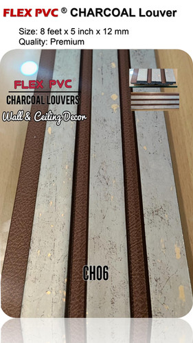 Charcoal Louver/Rafter - CH06, Premium | FLEX PVC