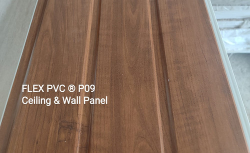 P09 Ceiling & Wall Panel ( 10 Pcs) Size: 10ft x 10inch x 7mm | FLEX PVC