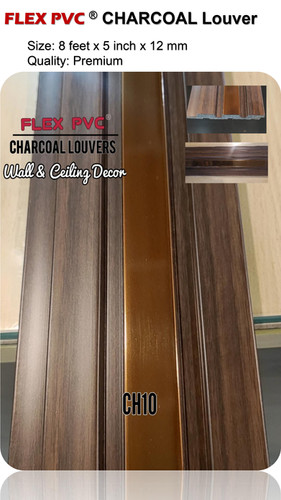 Charcoal Louver/Rafter - CH10, Premium | FLEX PVC