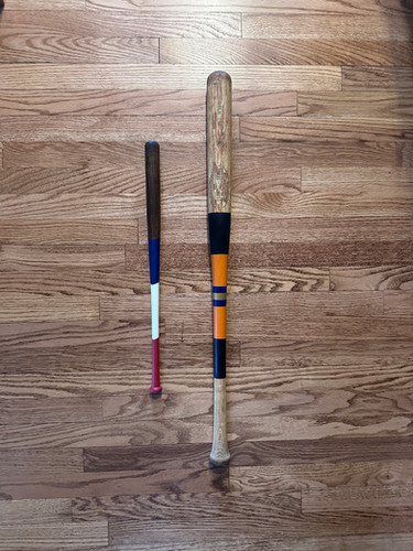 Vintage hand painted Baseball Bats | motorcityaxe