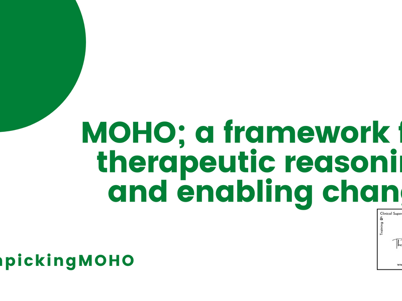 MOHO; A framework for therapeutic reasoning | The MOHO OT