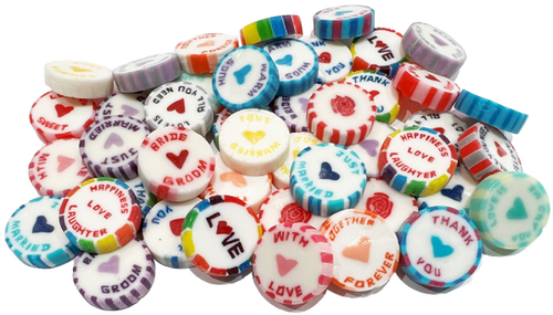 Assorted Wedding Favour Rock Sweets | SayItWithASweetieLtd