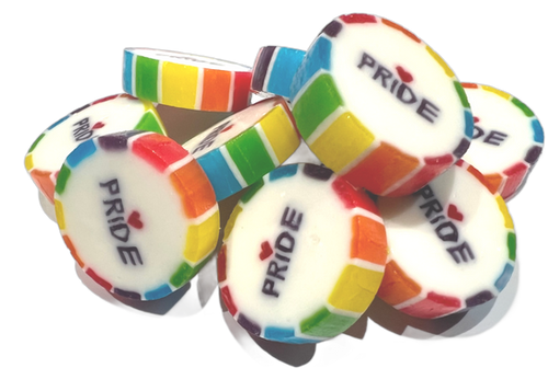 PRIDE Rainbow Wrapped Rock Sweets Pride Punch Flavour ...