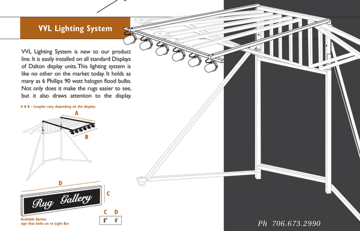 Rack Lighting System | Displays of Dalton
