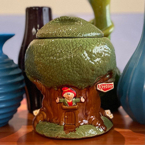 Haeger Keebler Treehouse Cookie Jar | Haegerlicious