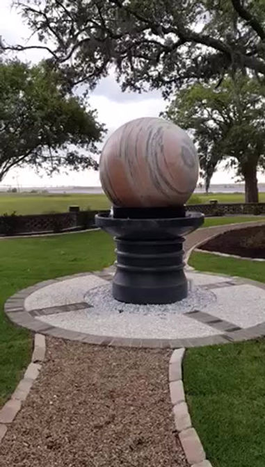 kugel fountain,sphere fountain,rolling ball fountain,floating sphere ...