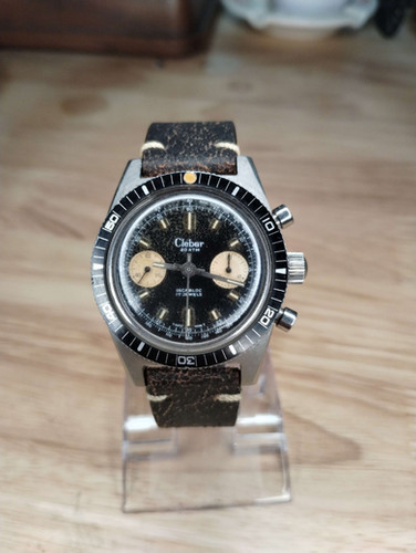 1968 Clebar chronograph automatic movement | Nostalgic Junkyard