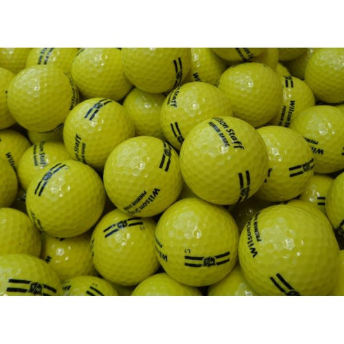 New - Wilson Premium Range Balls 2-PC Yellow | Just Like New Golf