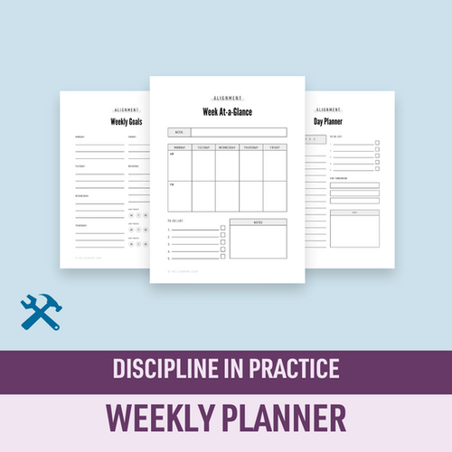 Weekly Planner | The Learning Loop