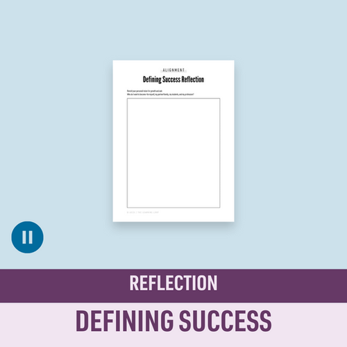 Defining Success Reflection | The Learning Loop