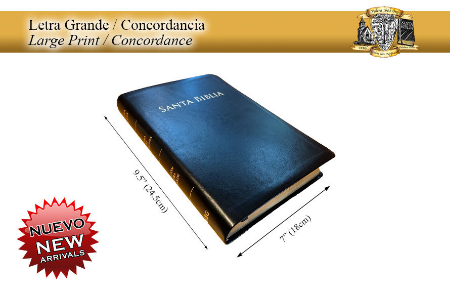 Large Print / Concordance | Valera 1602 Org