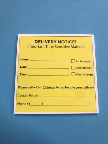 Yellow Delivery Notices | CiaccioCrew.com(v2)