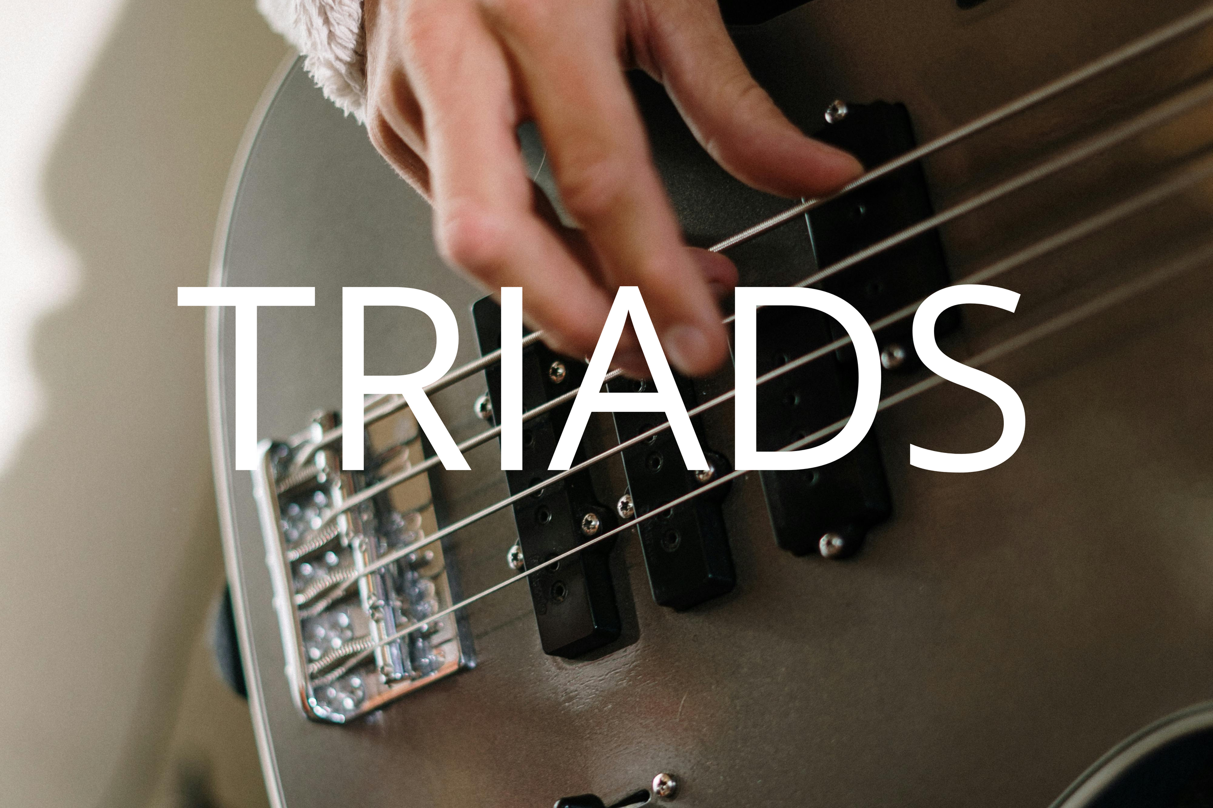 TRIADS - Theory, Chord Chart & Application
