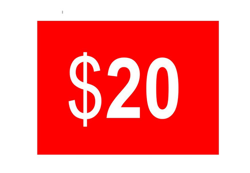 $20 A4 Signage (Landscape) | Sunshine Fashion