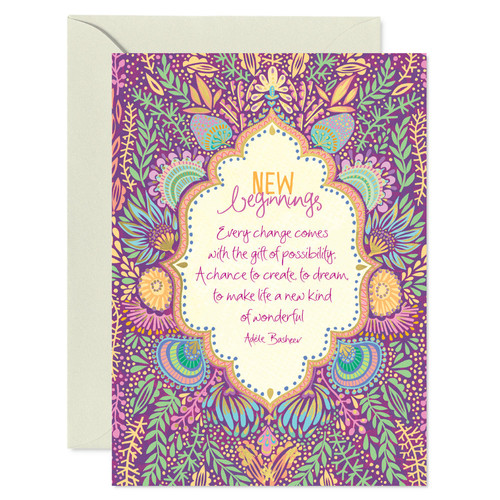 Intrinsic Greeting Card - New Beginnings | 2greybirds