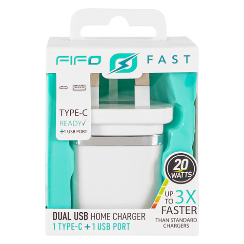 Dual USB Home Fast Charger | FIFO Online Store