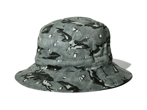 SNOW PEAK AC24 PRINTED BREATHABLE QUICK DRY HAT GREY | CAMP STUDIO STORE