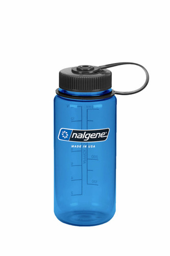 NALGENE 16oz Wide Mouth Slate Blue with Black Loop-Top Closure | CAMP ...