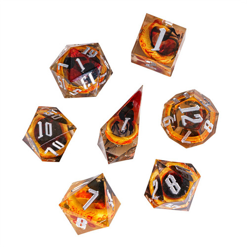 Dark Lord's Spite - Sharp Edged Precision Dice Set | tpkgames