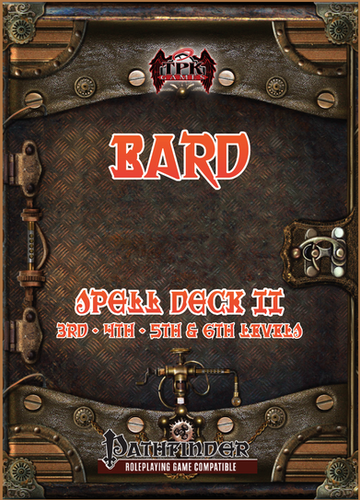 Bard Spell Card Deck II (3rd - 6th) | tpkgames