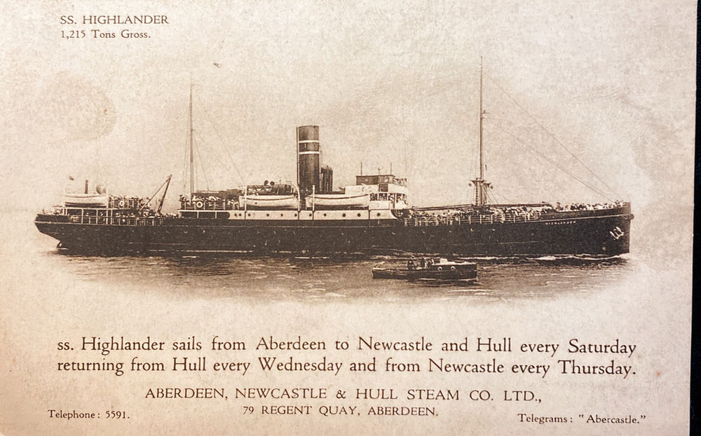 SS Highlander - from Coastal Passenger Steamer to War Hero