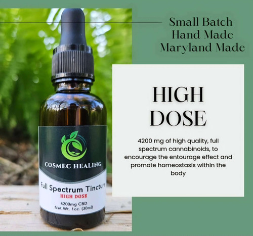 Full Spectrum CBD Tincture | Cosmec Healing