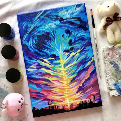 Rainbow Sunstream | Mochiart Art Jamming