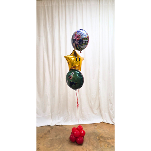Super Mario Helium Bouquet | Extraordinary Balloon