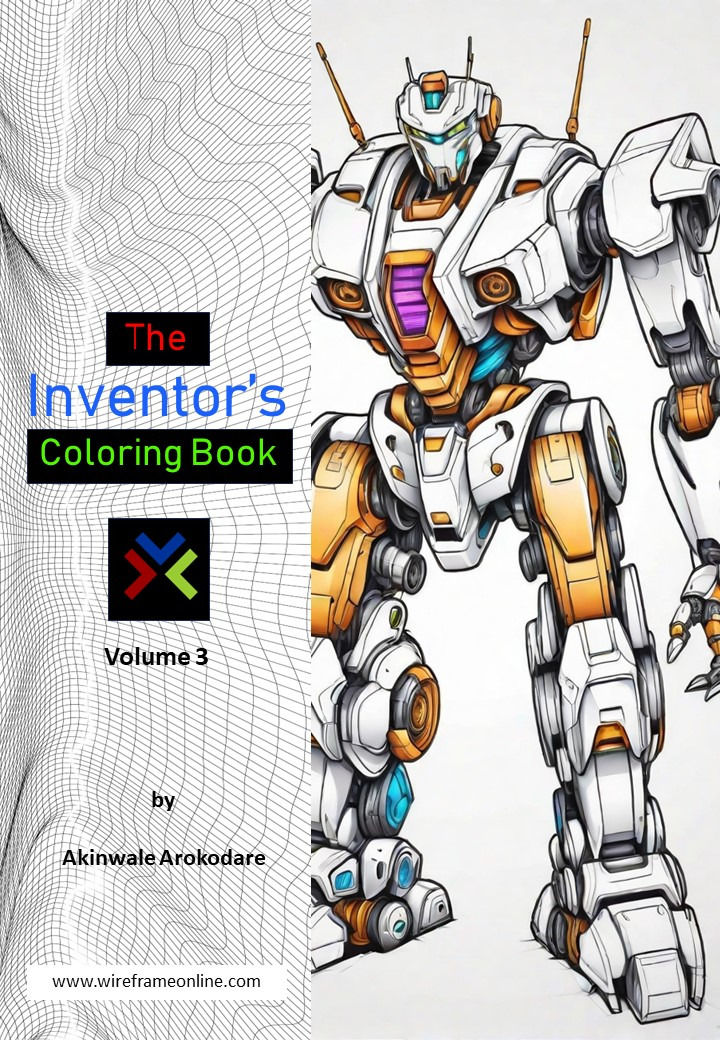 The Inventors Colouring Book - Volume 3 | Wireframe