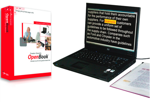 Software open book | Braille Chile