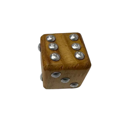 Dado braille de madera | Braille Chile