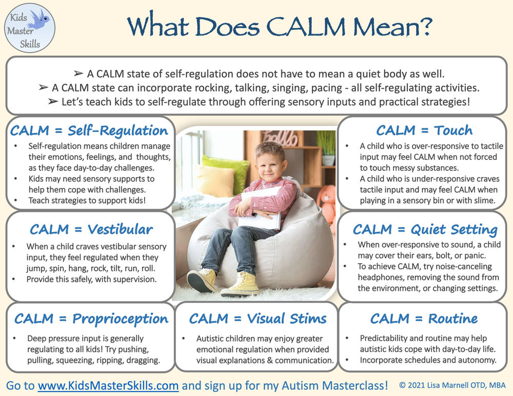 What Does CALM Mean in Autism?