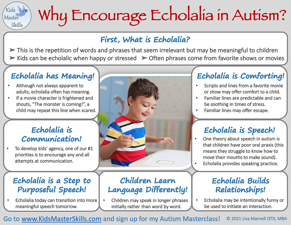 Encourage Echolalia in Autism