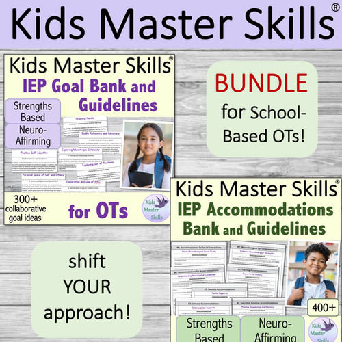 Neurodiversity-Affirming IEP BUNDLE for OTs - (295 pages ...