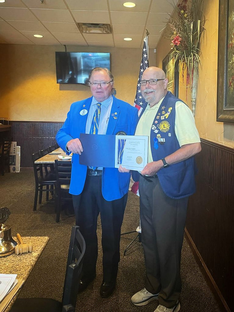 District Governor Visits, Recognizes Members, Installs Officers, and ...