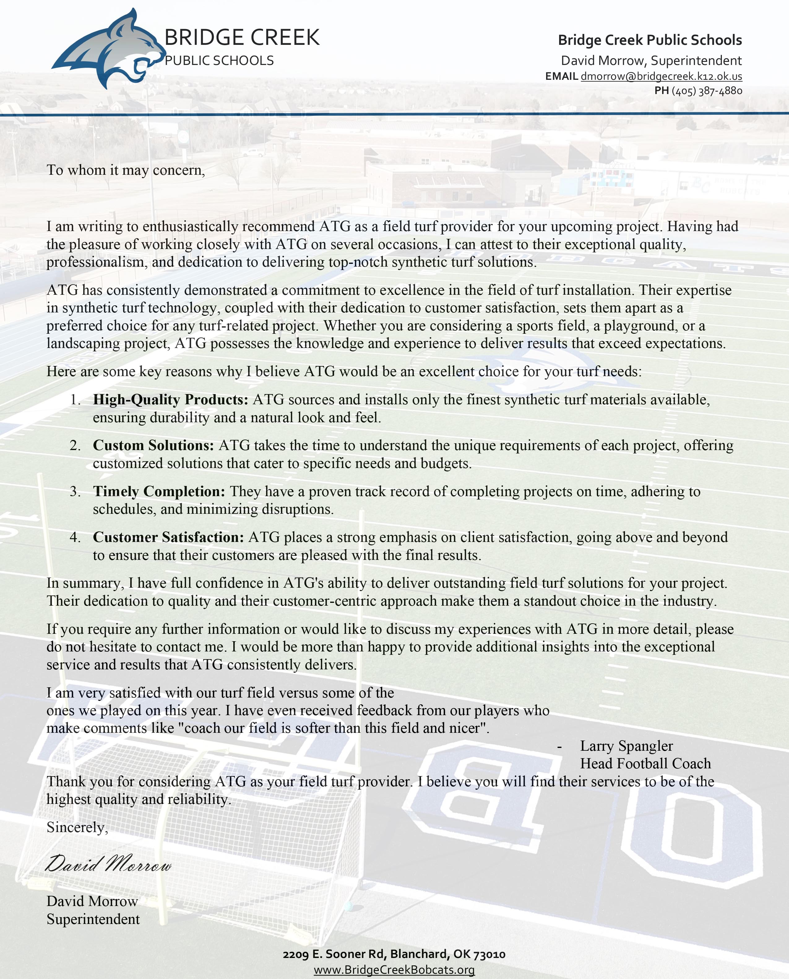 ATG Sports | General Contractors | Midwest United States