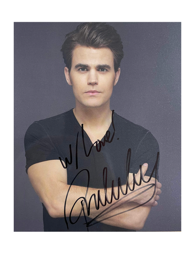 8x10 The Vampire Diaries Print Signed by Paul Wesley | Action Force Toys