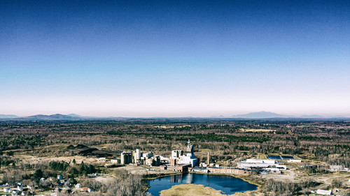 Lincoln Mill | aerial-photography