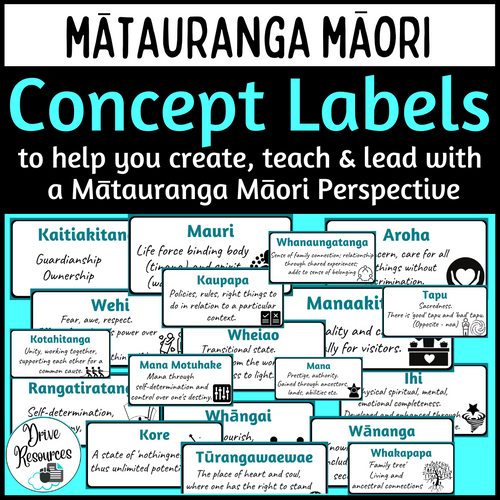 Concept Labels - Mātauranga Māori in English lessons - for planning ...