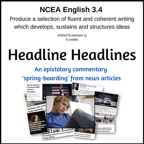 3.4 Writing - Headline Headlines | Drive Resources