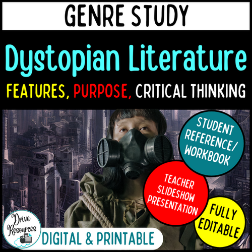 Dystopian Literature - Notes & Workbook | Drive Resources