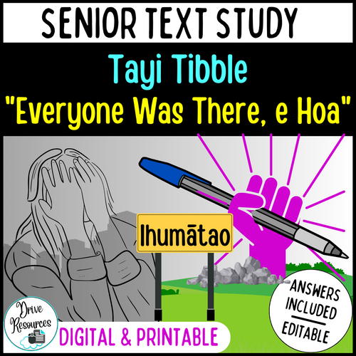 Everyone Was There e Hoa - Tayi Tibble - Short Text Study | Drive Resources
