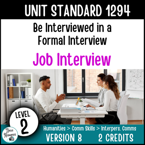 US 1294 - Formal Interview - V8 - Job Interview | Drive Resources