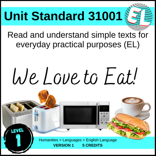 US31001 Read Simple Texts for Everyday Practical Purposes (EL - Level 1 ...
