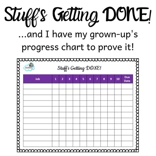 TEACHER progress chart | Drive Resources