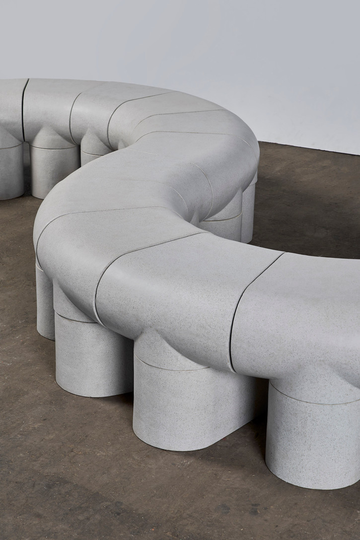 Modular Ceramic Bench | Rino Claessens