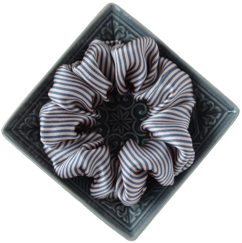 Basic scrunchie LITTLE STRIPES | Mojawitryna