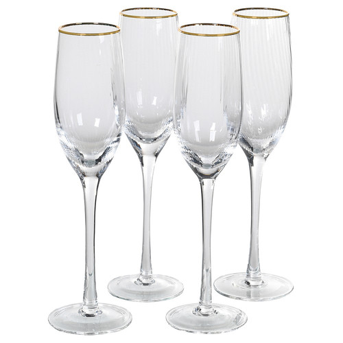 Gold Rim Flutes | TTLG