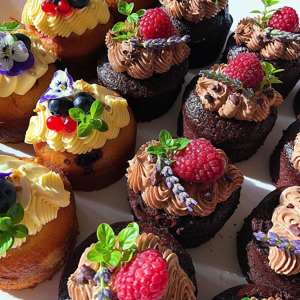 Mini Cake selection | Eat & Mess Bakery