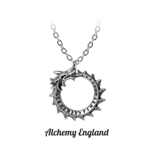 Mini Jormungand Pendant By Alchemy | A Coven Of Witches